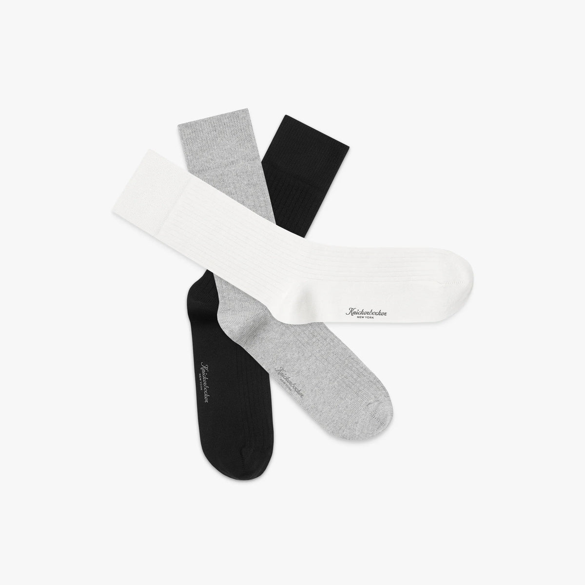 Knickerbocker Three Pack Daily Sock - Variety – Sloane Boutique